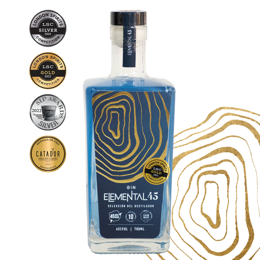 Lleva un trago de calidad superior con el Gin Elemental 45